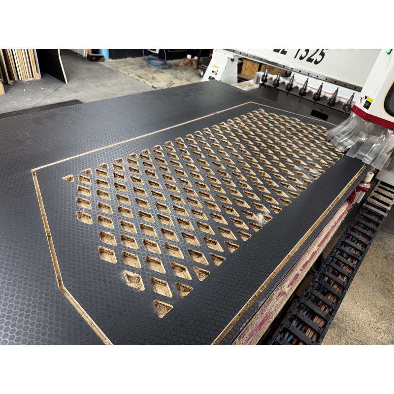 False Floors Canopy Molle Panel Wall - RAW FINISH