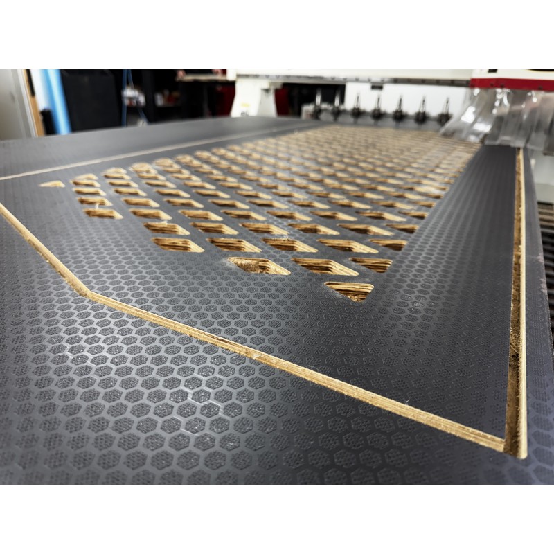 False Floors Canopy Molle Panel Wall - RAW FINISH