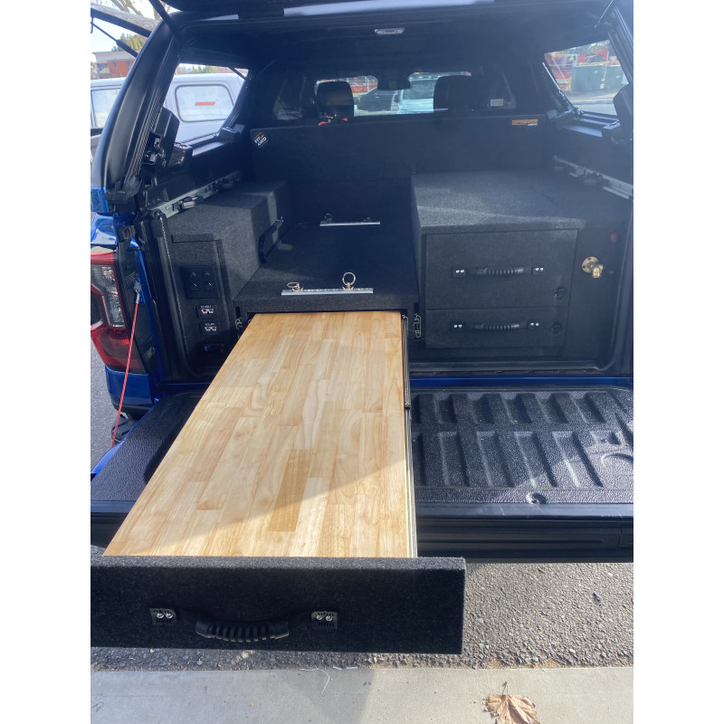 Fridge Slide With Double Extension Table (Built to Order)